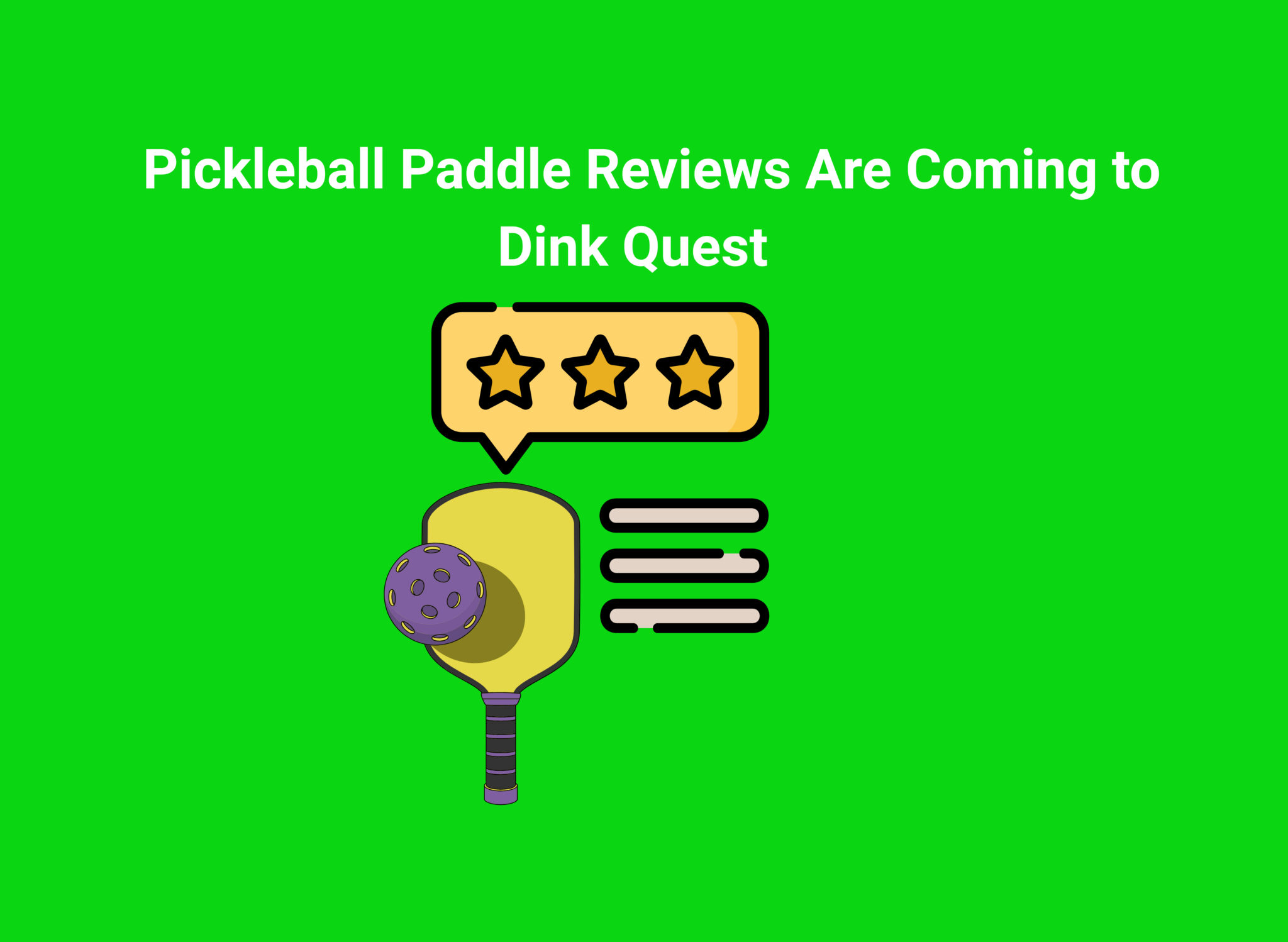 Pickleball Paddle Reviews - Dink Quest Pickleball